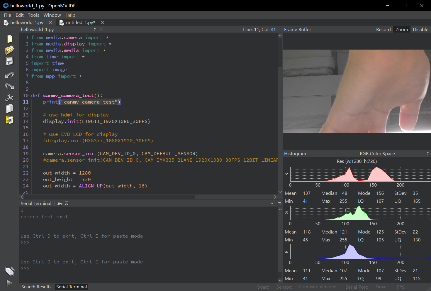 K230 CanMV IDE使用说明 — CanMV K230